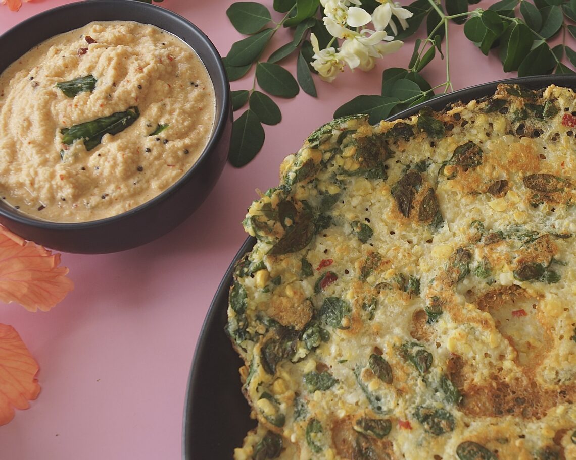 Muringa Ela Ada: Delicious, Nutritious Dosas with Moringa leaf